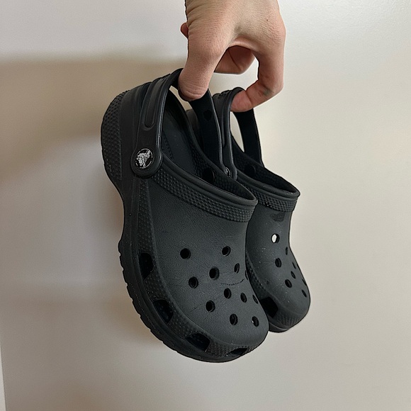 CROCS | Shoes | Crocs Kids J Classic Black Guc | Poshmark
